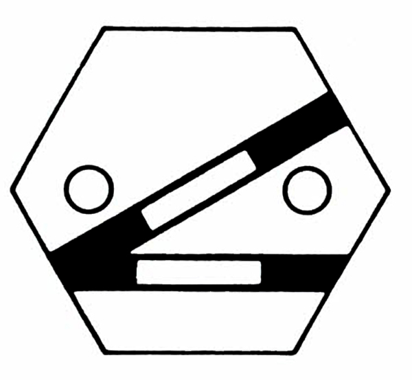 S904A Gleissymbol Weiche links für 2 Taster | Weichensymbole ...