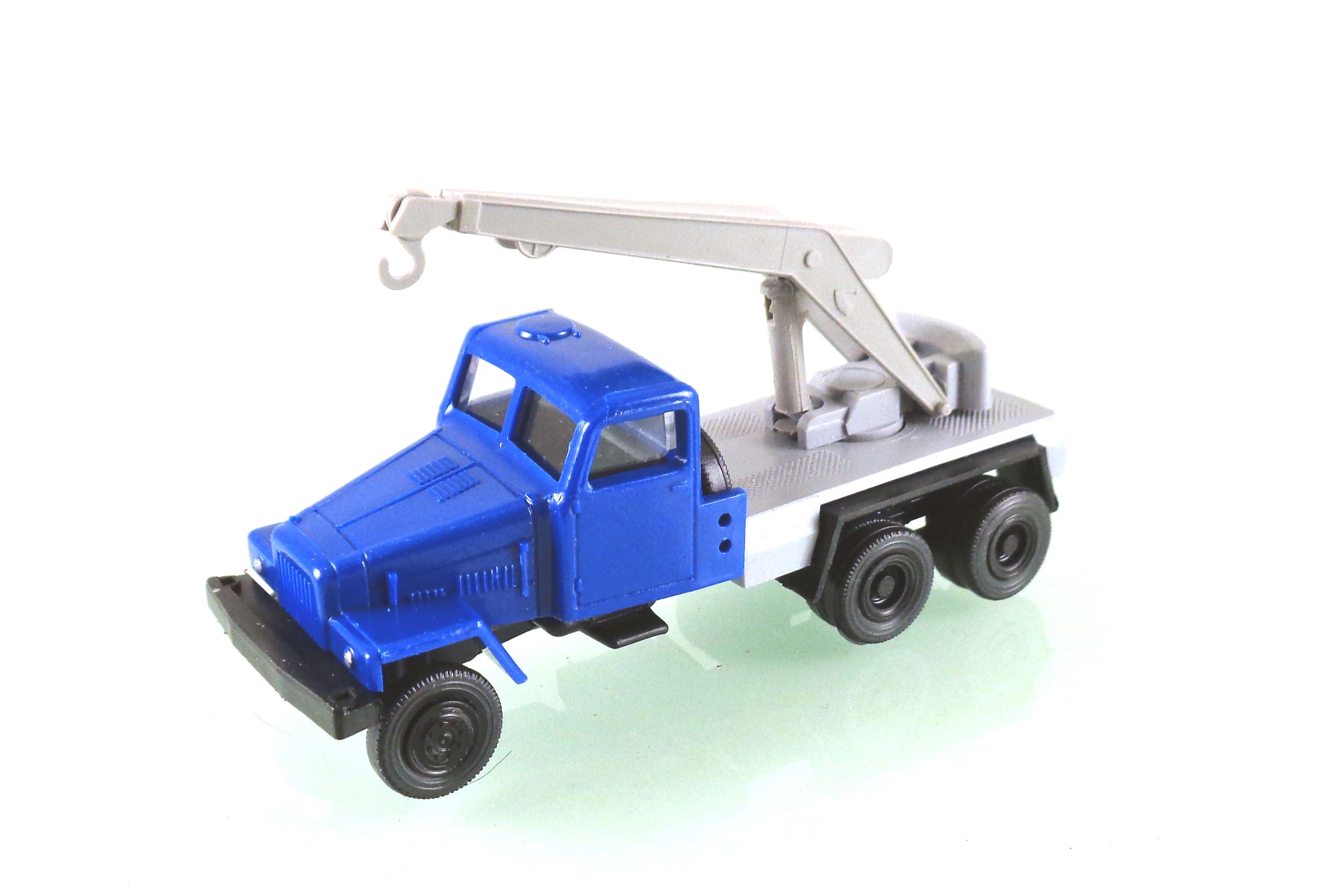 H0 14101505bg LKW IFA G5 Kranwagen neutral blau / grau | Kräne und ...
